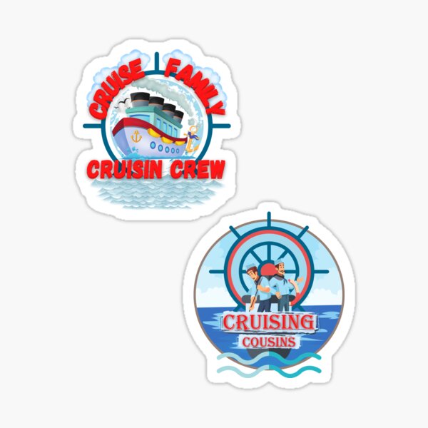 "Cruise Family Cruisin Crew Set Pack" Sticker for Sale by LittleZea ...