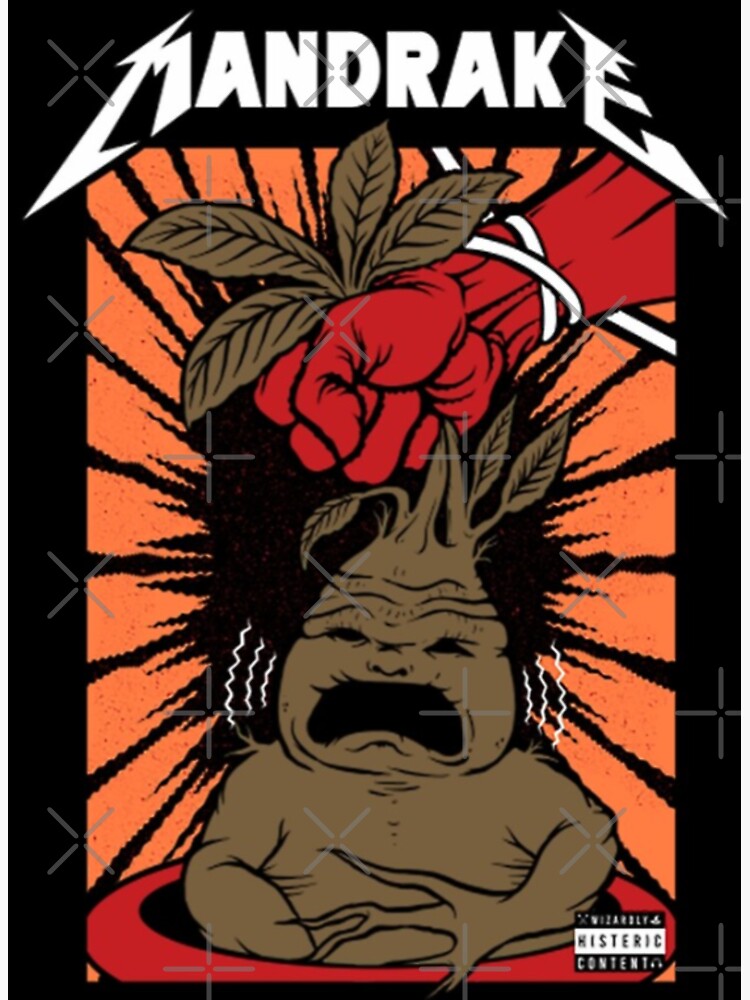 "Mandrake plant" Sticker for Sale by CartoonCreates | Redbubble