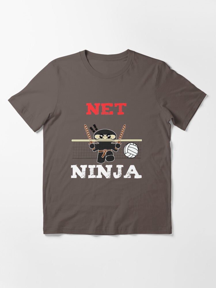 "Net Ninja Volleyball Player" T-shirt for Sale by stryker1 | Redbubble ...
