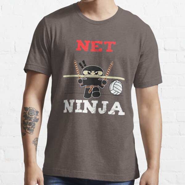 "Net Ninja Volleyball Player" T-shirt for Sale by stryker1 | Redbubble ...