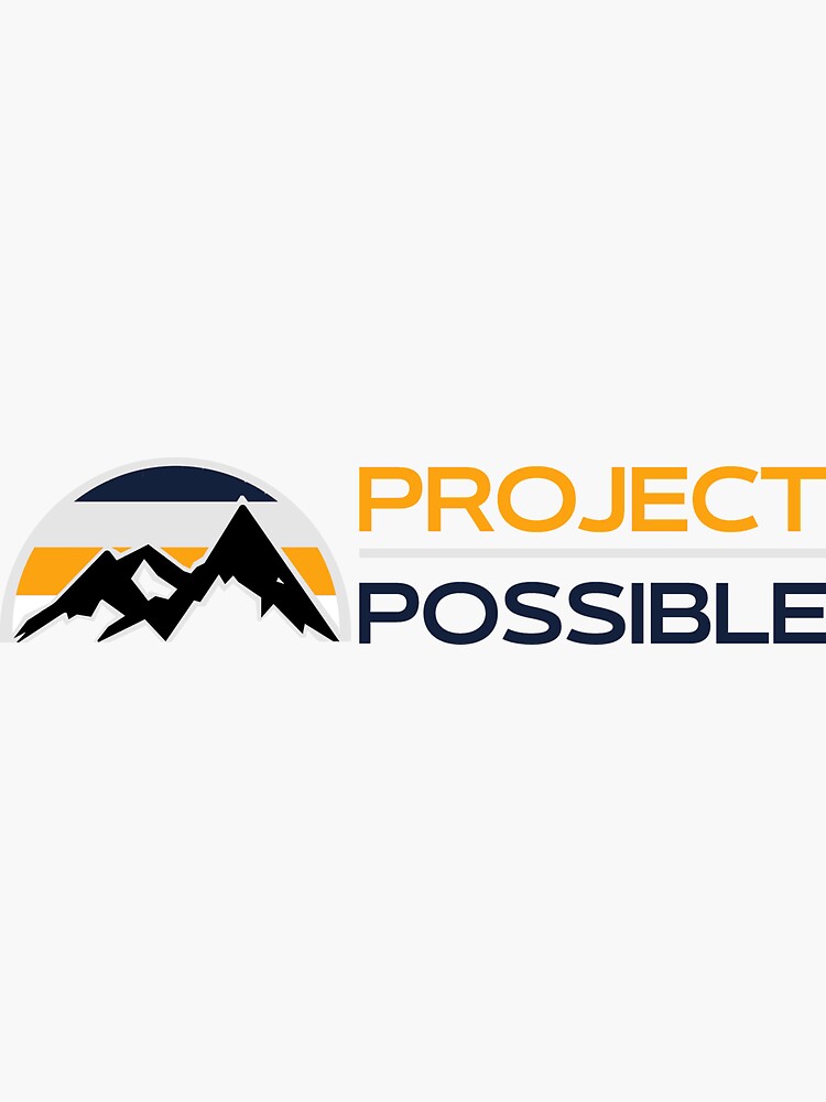 "Project Possible (nanga parbat)" Sticker for Sale by designs-alpha ...