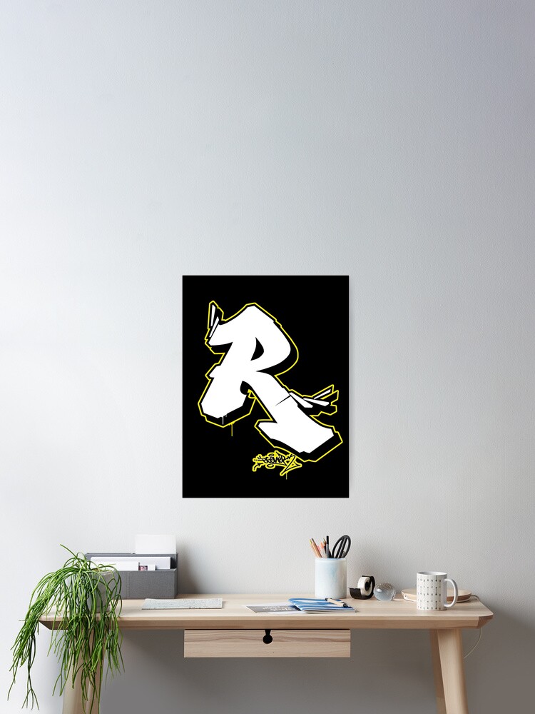 "R LETTER R BY ESONE URBAN GRAFFITI STREET STYLE " Poster for Sale by ...