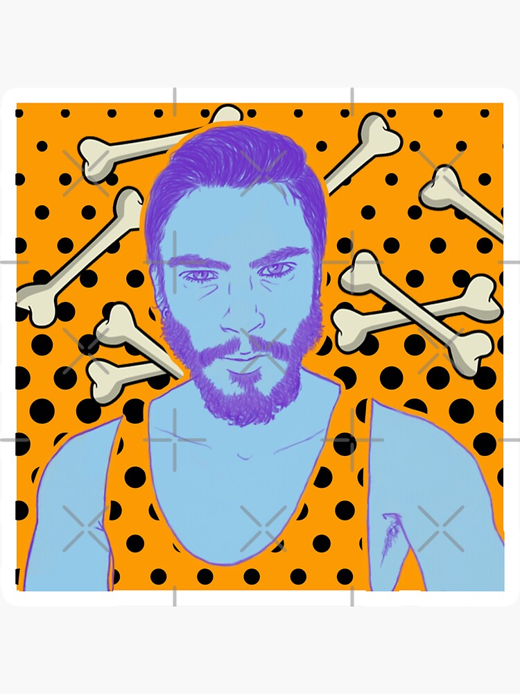 "Caveman" Sticker for Sale by Hedonisium | Redbubble