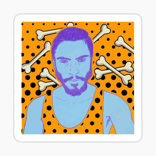 "Caveman" Sticker for Sale by Hedonisium | Redbubble