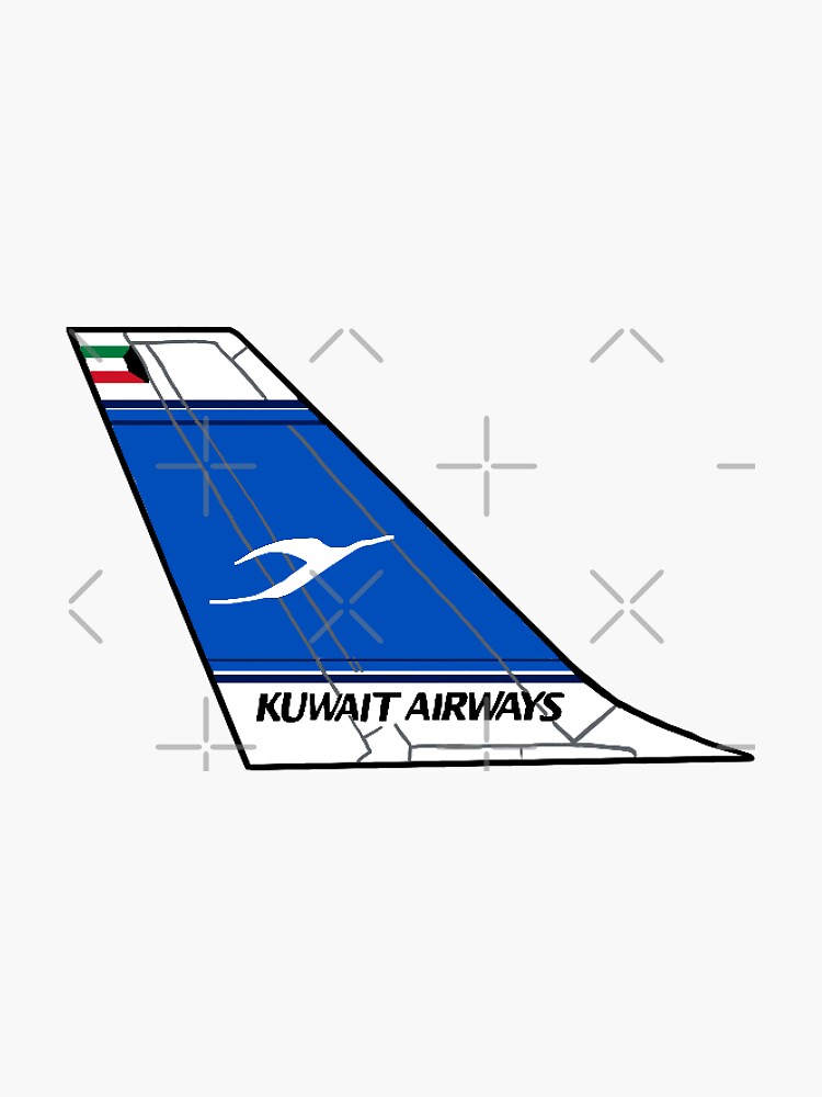 "Kuwait Airways Tail" Sticker for Sale by stillwerise44uk | Redbubble