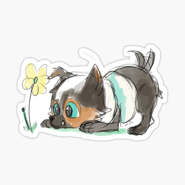 Pegatina «El Gato Con Botas 2 Perrito lindo» de BigBadWolf14 | Redbubble