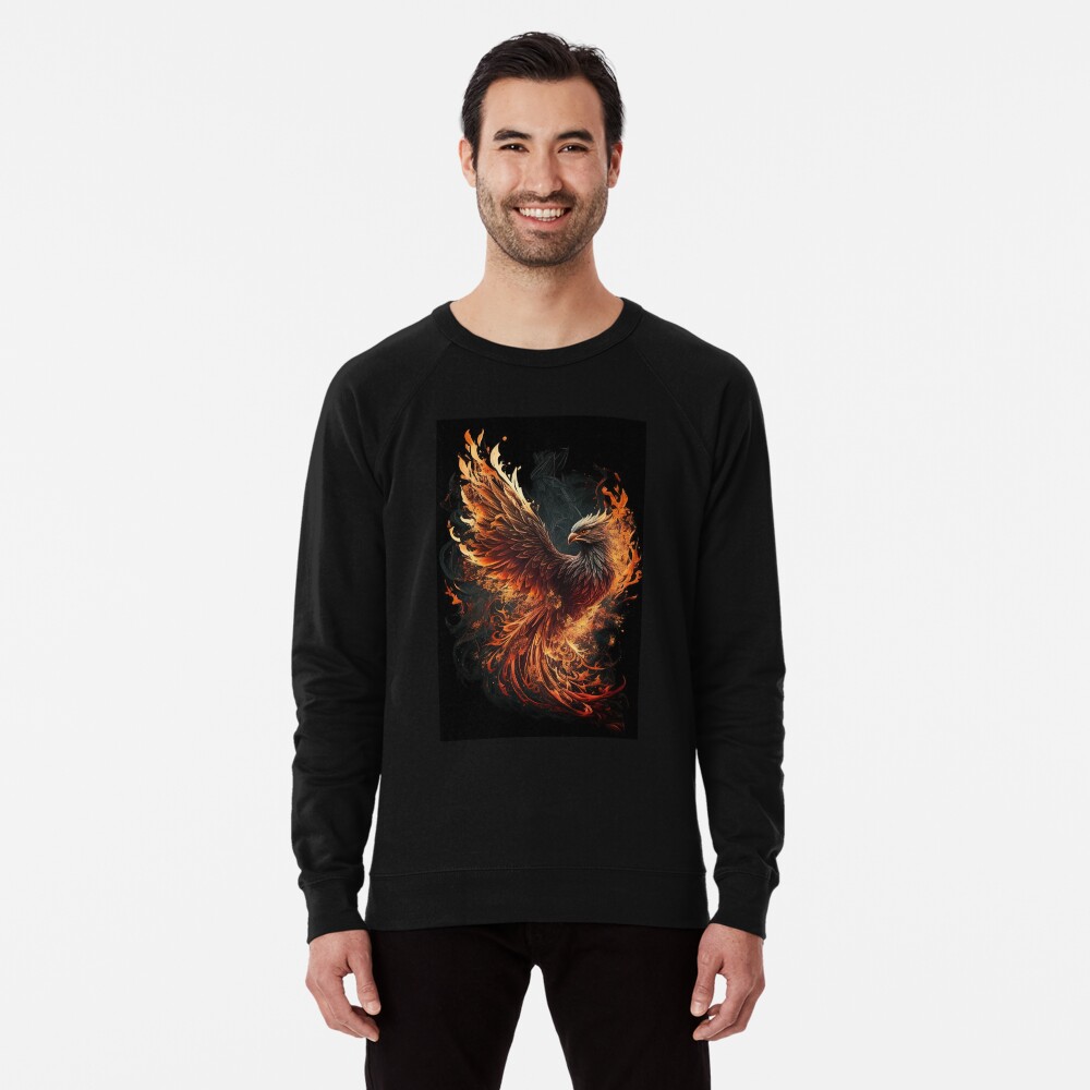 "Fiery phoenix rising illustration" Poster for Sale by zomgwtfbekjam ...