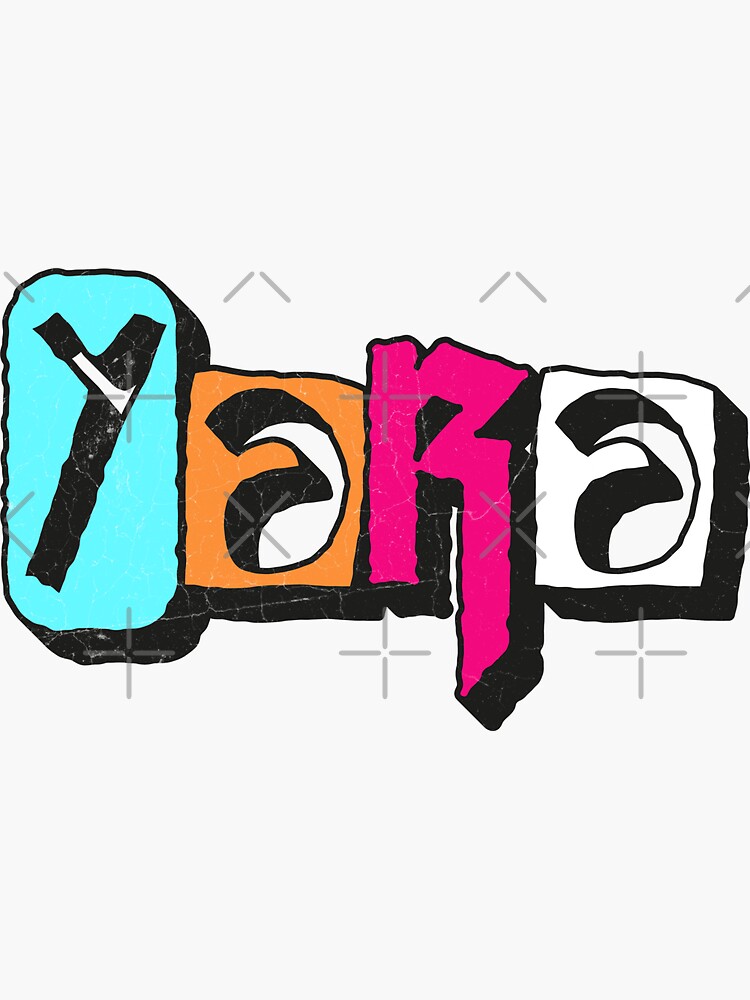 "YARA name, My name is Yara" Sticker for Sale by Danylo Mikhnievych ...