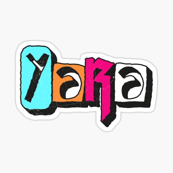 "YARA name, My name is Yara" Sticker for Sale by Danylo Mikhnievych ...