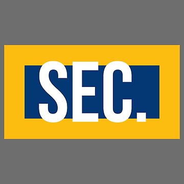 "SEC." Sticker for Sale by cpetigna | Redbubble