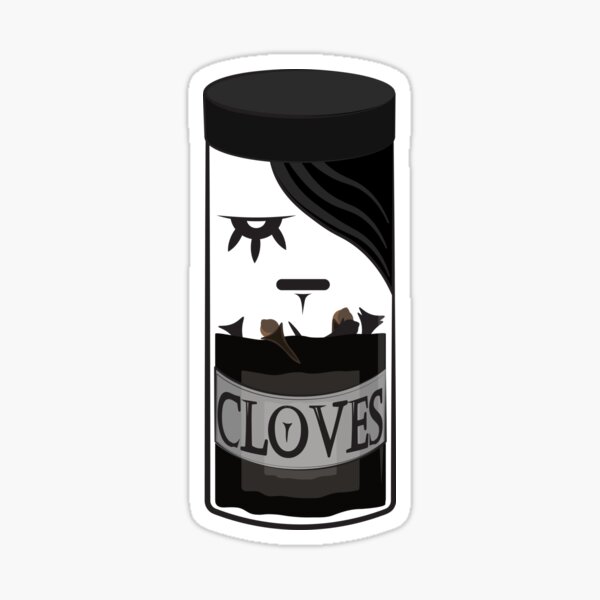 "Cloves" Sticker for Sale by CyNunk | Redbubble