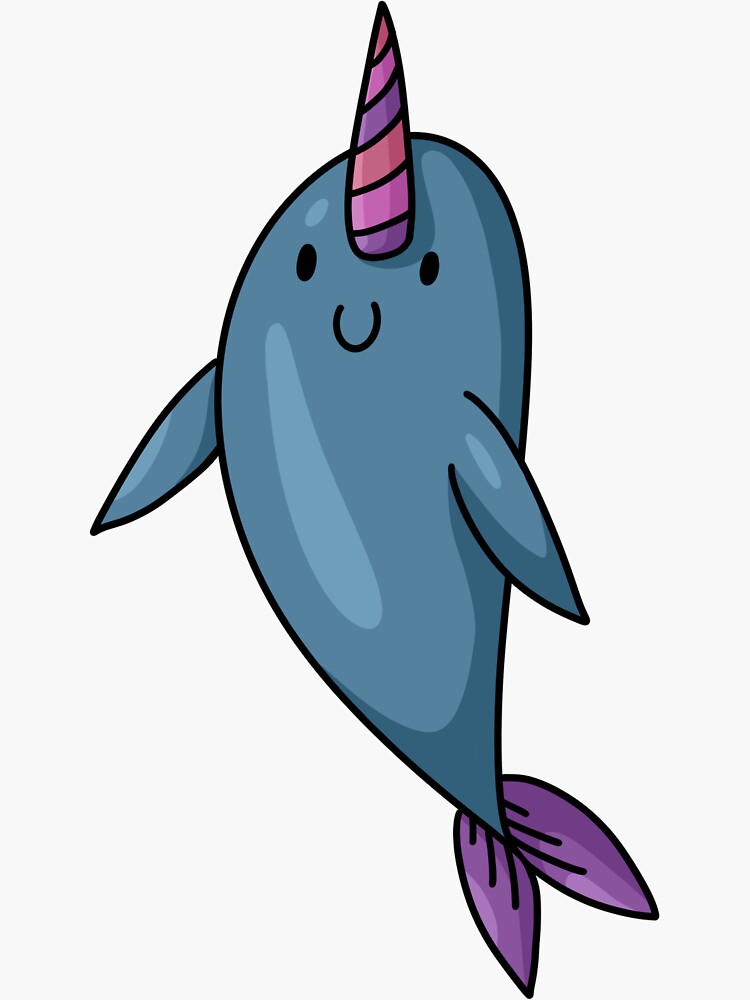 "Eleni Narwhal" Sticker for Sale by tartsandfarts | Redbubble