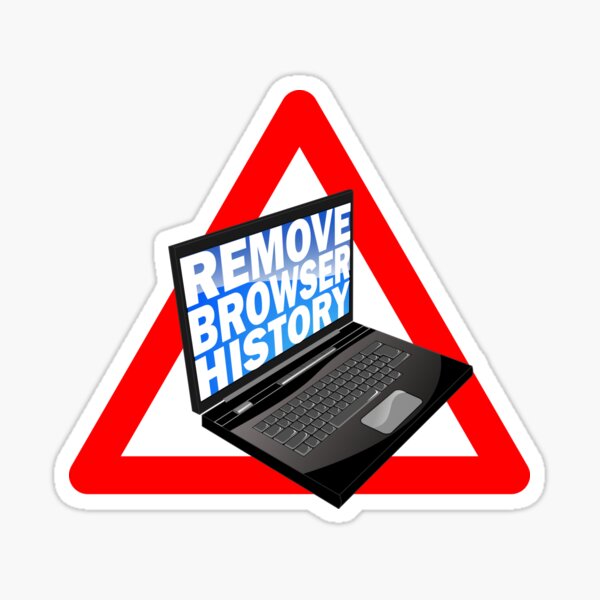 remove-browser-history-sticker-sticker-for-sale-by-prooijboy-redbubble