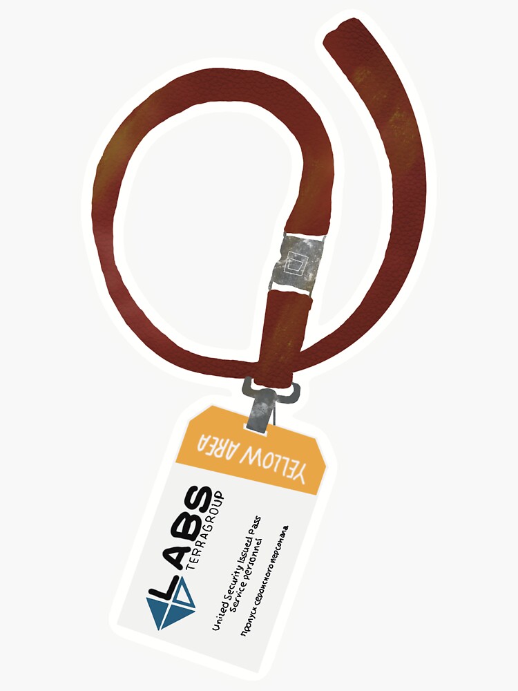 "Escape From Tarkov Yellow Lab keycard" Sticker for Sale by Club-house ...