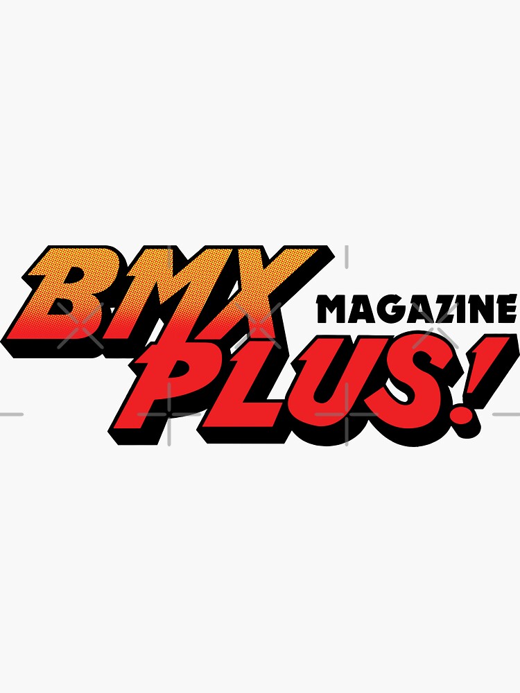 Bmx Plus Logo Vintage Bmx Racing Old School Dg Team BMX Plus! Usa.