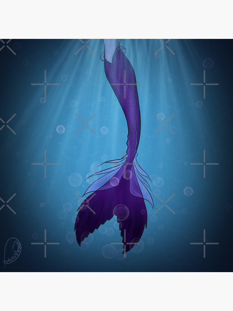 "mermaid art" Sticker for Sale by premslays | Redbubble