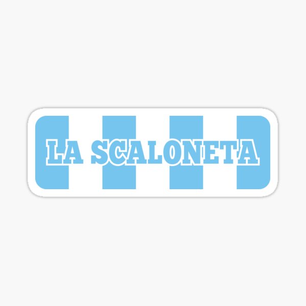 "La Scaloneta albiceleste Argentina bumper" Sticker for Sale by ...