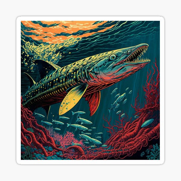 "Barracuda" Sticker for Sale by AiDungeon | Redbubble