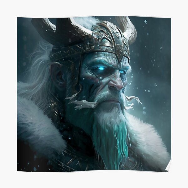 "Frost giant - Norse mythology artwork" Poster for Sale by wewebpt ...