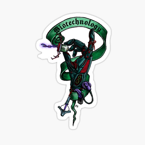 "Biotechnology Nerd Banner " Sticker for Sale by FreyStrandDraws ...