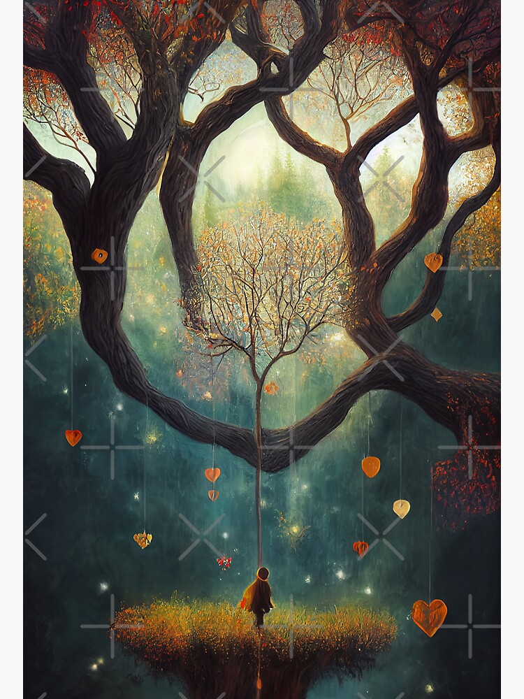 "Wishing Tree - Outgrow Your Inner Demons" Sticker for Sale by ...