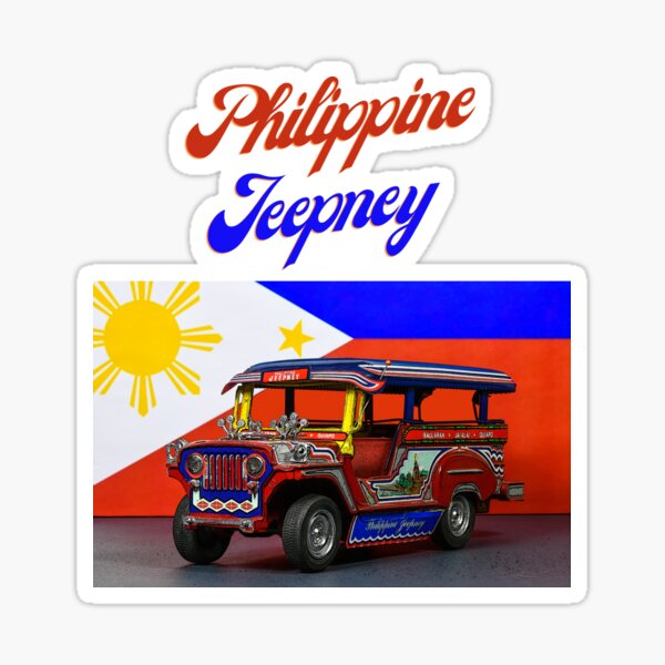 "Filipino Jeepney" Sticker for Sale by photocatphoto | Redbubble