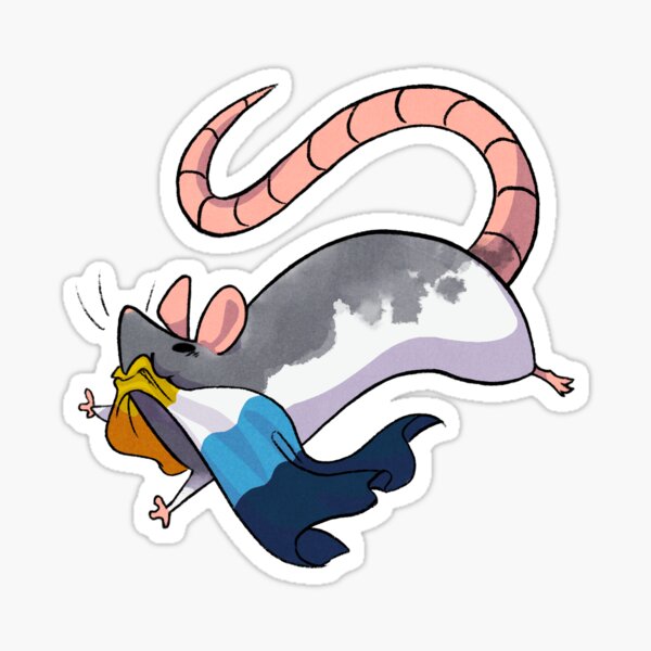 "Copy of AroAce Pride Rat" Sticker for Sale by WhisperWillYou | Redbubble