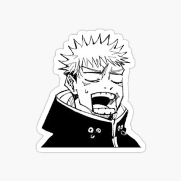 Jujutsu Kaisen Itadori Yuji Shocked Sticker For Sale By Dolaire Redbubble