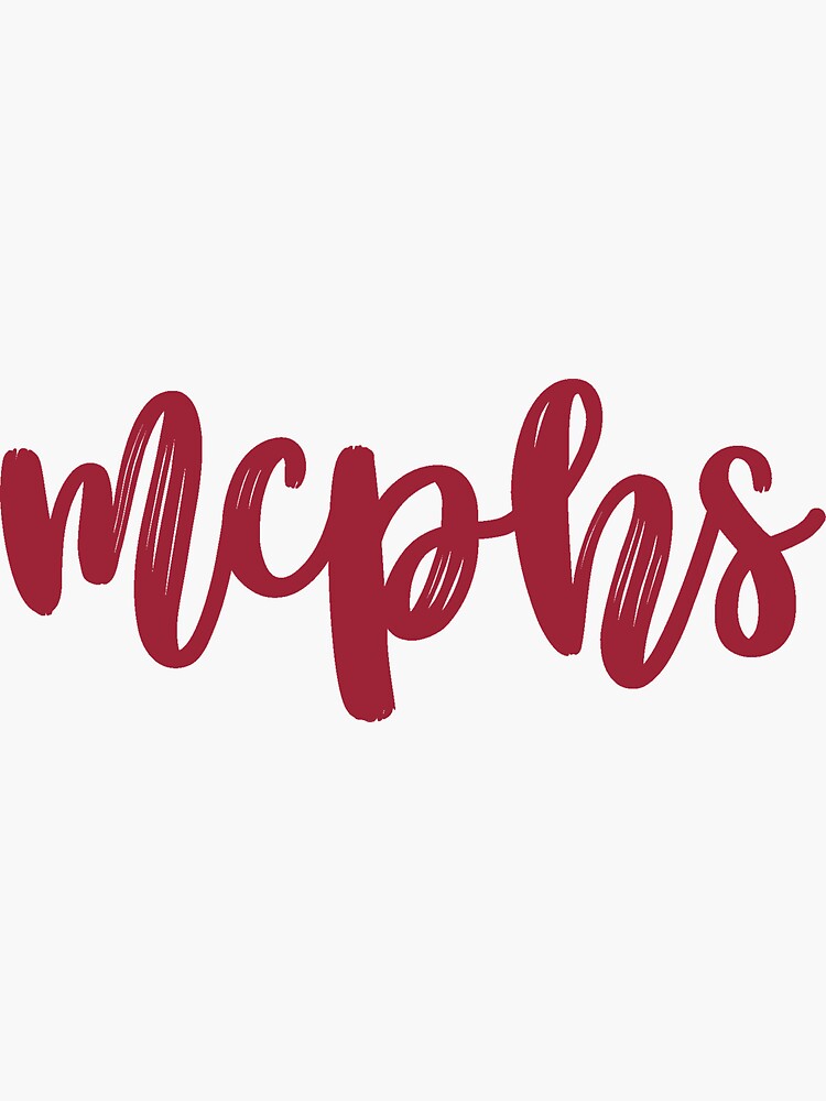"MCPHS University" Sticker for Sale by reillycarroll | Redbubble