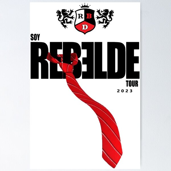 "RBD Rebelde Tour 2023" Poster by jmspeedy661 | Redbubble