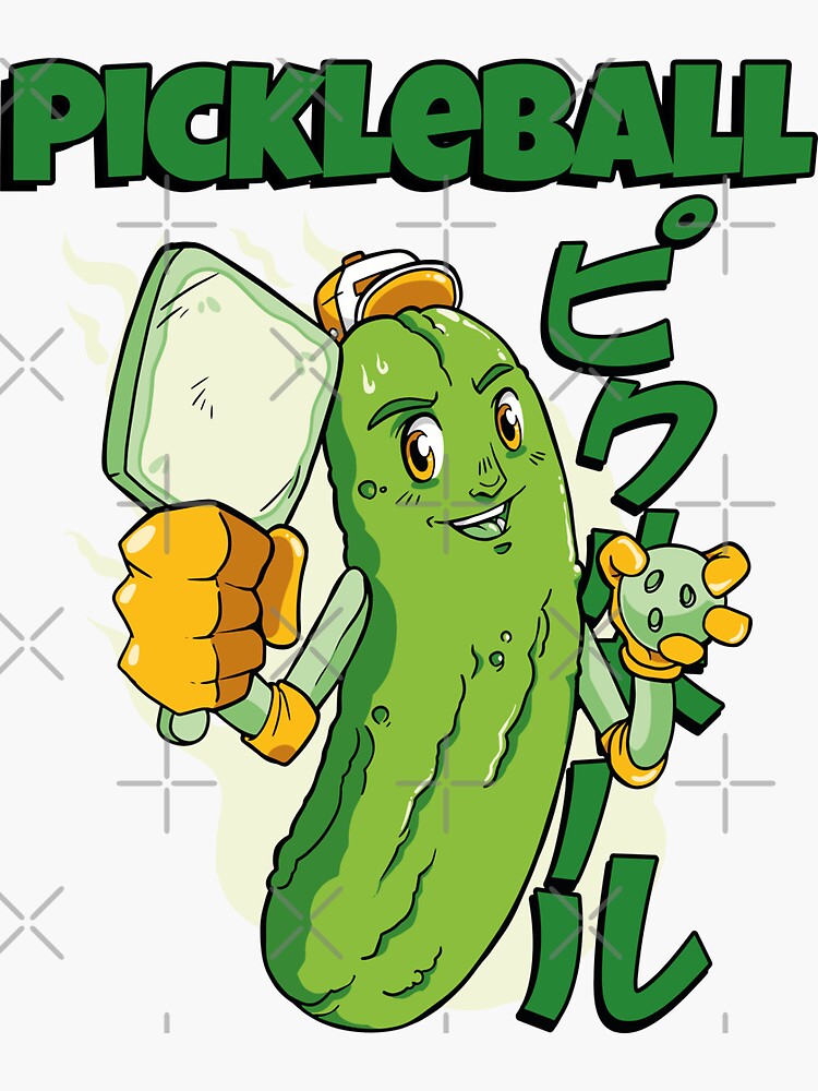 "Pickle Ball Japanese Anime Pickleball Anime" Sticker for Sale by ...