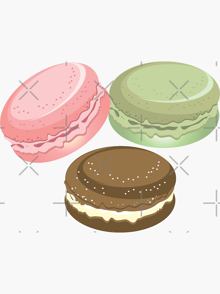 "Cute macaron " Sticker for Sale by EarthJoy345 | Redbubble