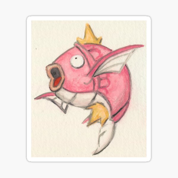 "Pink Fish" Sticker for Sale by TheKubliest | Redbubble