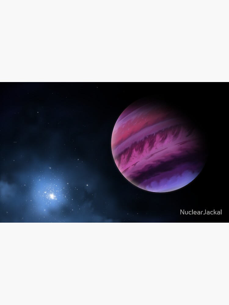"Purple Gas Giant Exoplanet in Deep Space" Sticker for Sale by ...