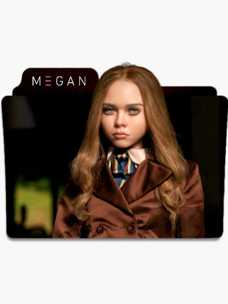 "M3gan " Sticker for Sale by Aupe | Redbubble