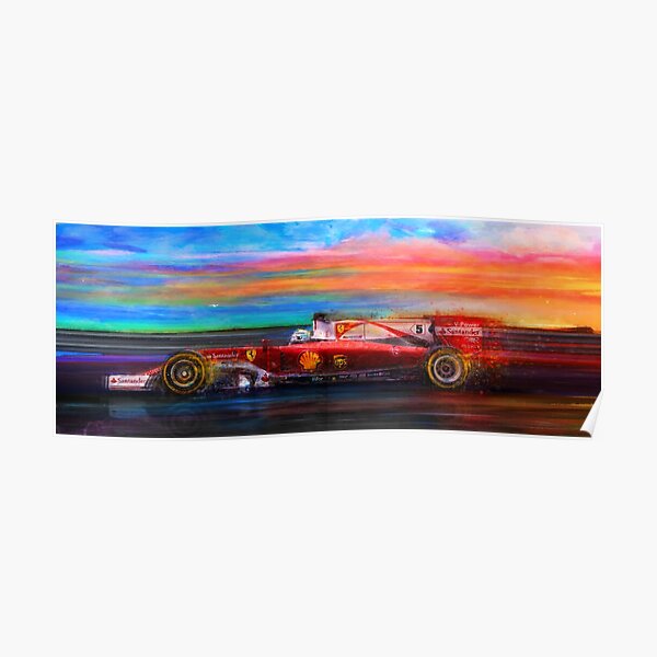 Sebastian Vettel Posters | Redbubble