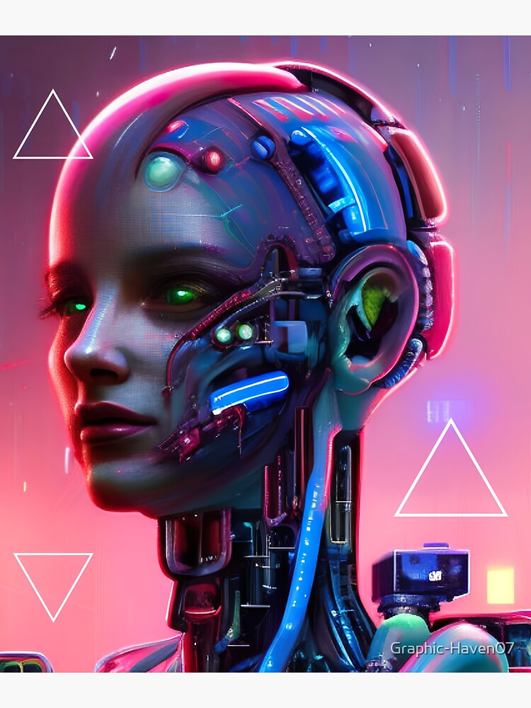 "An Ai portrait, AI simulator " Sticker for Sale by Graphic-Haven07 | Redbubble