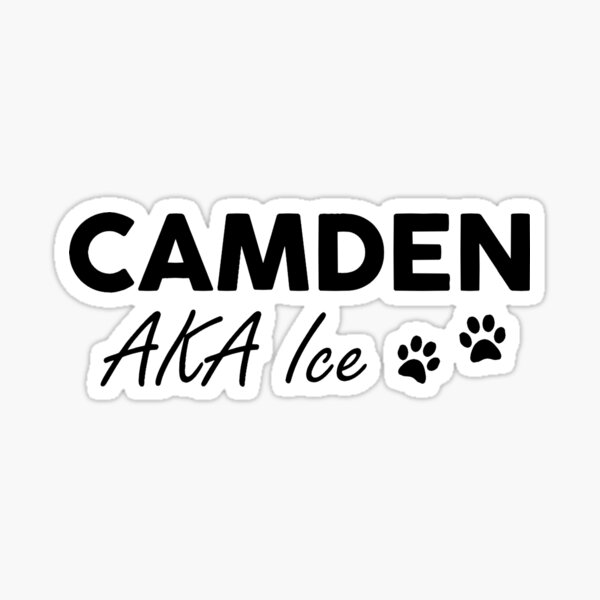 "Camden AKA Ice Logo" Sticker for Sale by CamdenAKAIce | Redbubble