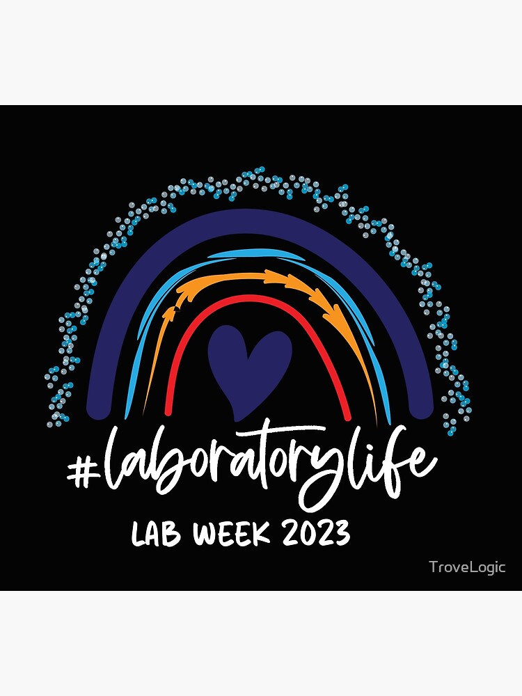 Lab Week 2023, #laboratorylife, lab tech rainbow Premium Matte Vertical ...