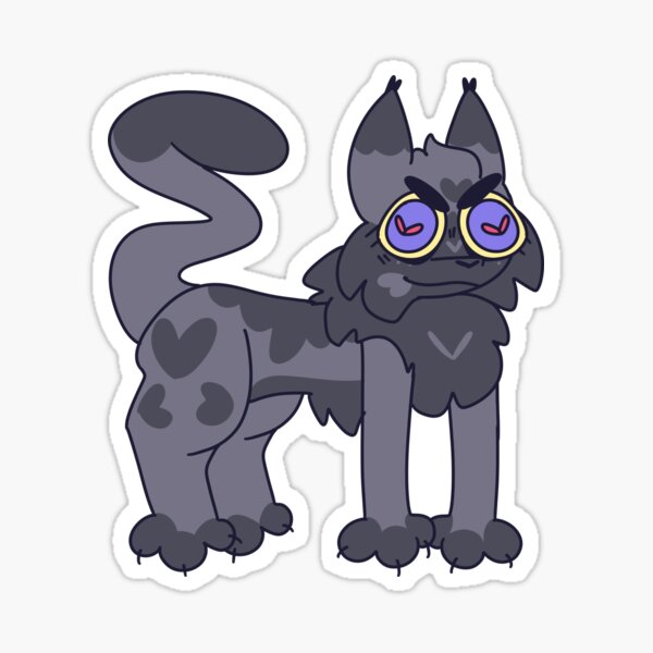 "Scrunkly Ashfur" Sticker for Sale by Ceilingghost | Redbubble