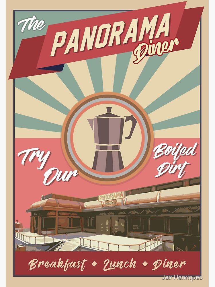 Panorama Diner Premium Matte Vertical Poster sold by Craig Walker | SKU ...