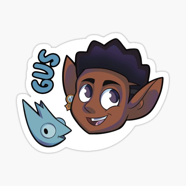 "The Owl House , Sticker, Pin Button, Gus" Sticker for Sale by ...