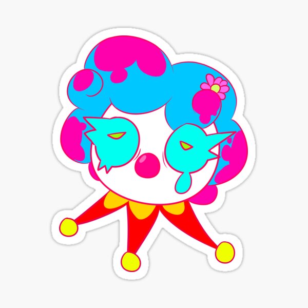 "Clown" Sticker for Sale by IrateHoodlum | Redbubble