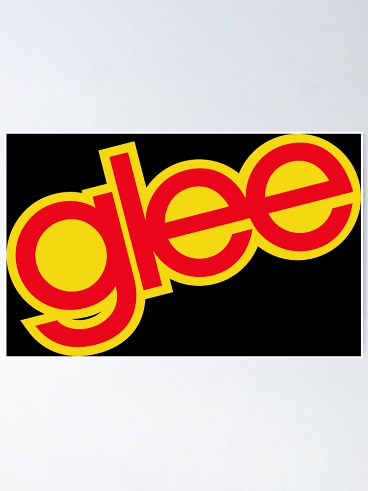 "Glee Lettering" Poster by ZimBaby916 | Redbubble