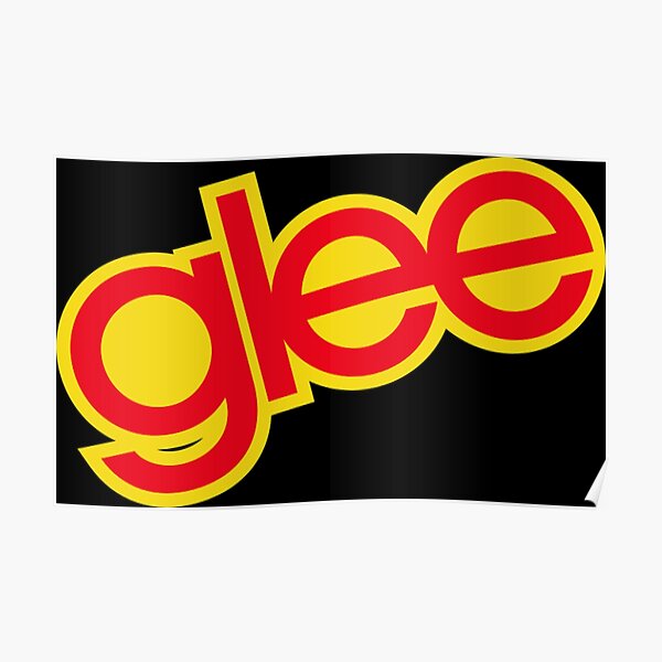 "Glee Lettering" Poster by ZimBaby916 | Redbubble