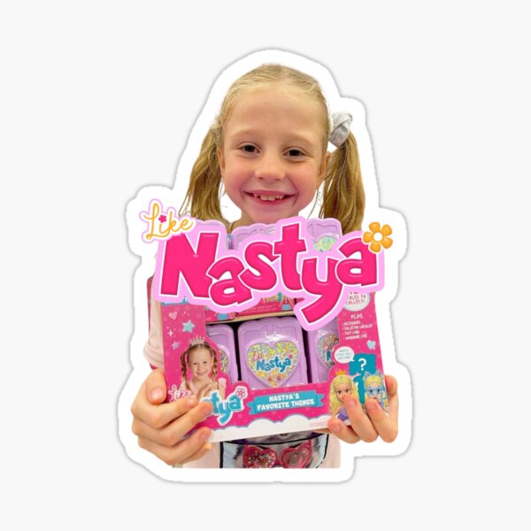 "like nastya dolls | like naysta | like nastya de" Sticker for Sale by ...