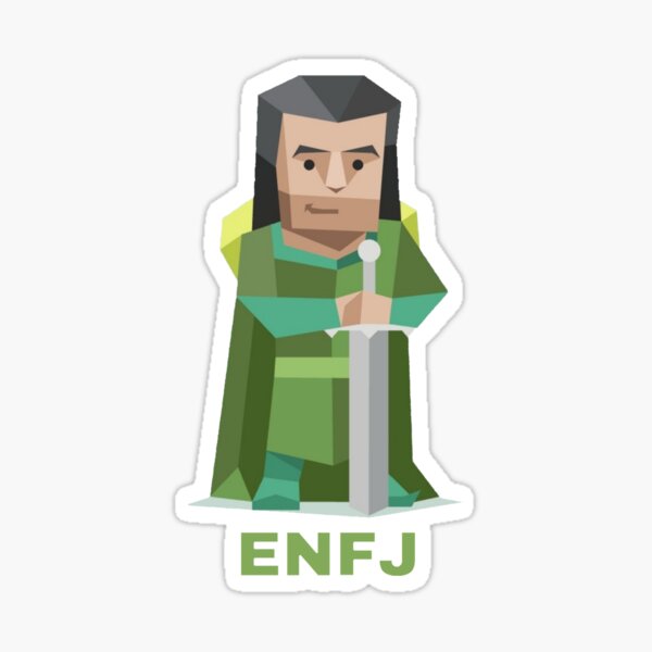 "ENFJ MBTI" Sticker for Sale by hayzeniif | Redbubble