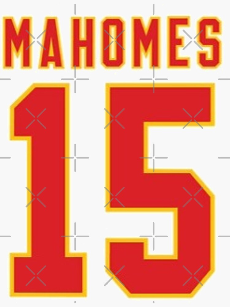 "Patrick Mahomes" Sticker for Sale by Ellakame | Redbubble