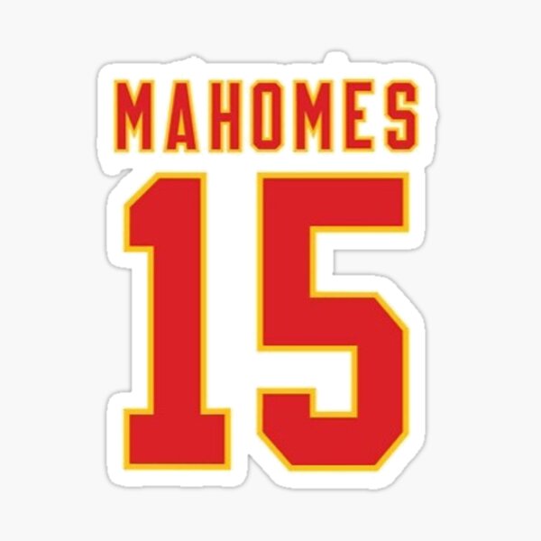 "Patrick Mahomes" Sticker for Sale by Ellakame | Redbubble
