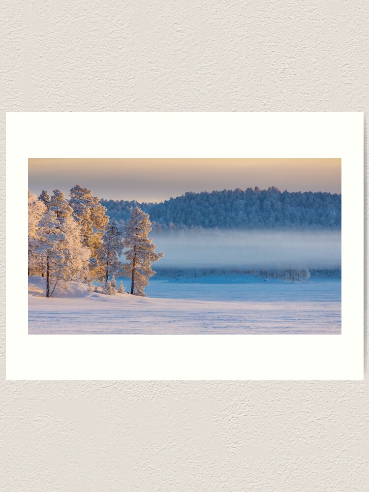 "Frozen in Time: Lake Inari, Finland" Art Print for Sale by wrygiel ...